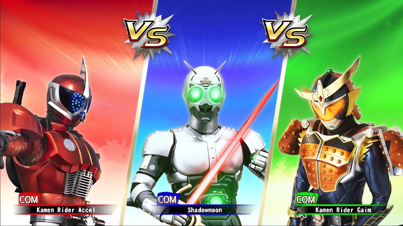 Kamen Rider ACCEL vs Kamen Rider SHADOWMOON vs Kamen Rider GAIM - YouTube