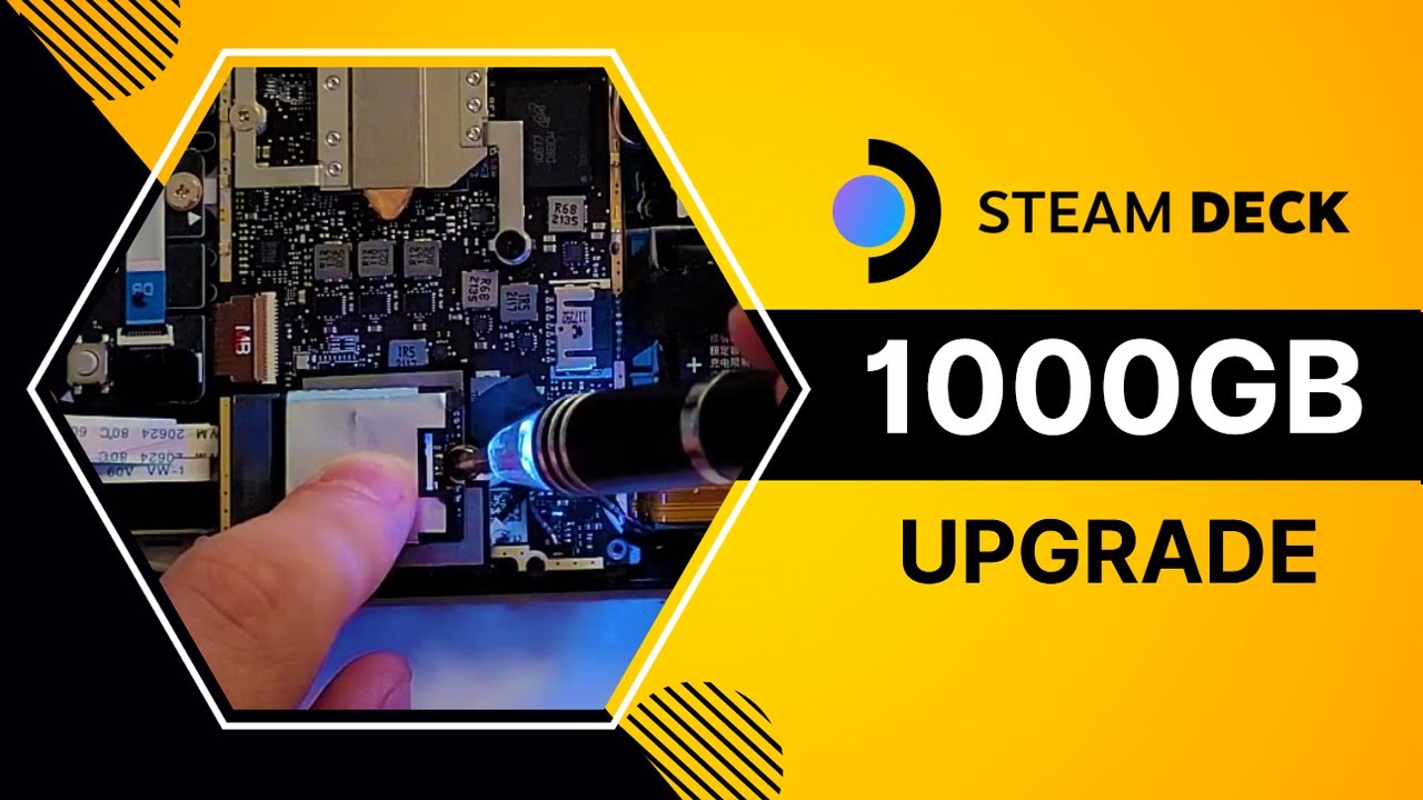 Steam Deck 1TB NVMe Replacement Tutorial Walkthrough - YouTube