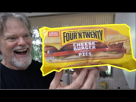 NEW Four N Twenty Cheeseburger Meat Pie Review - YouTube