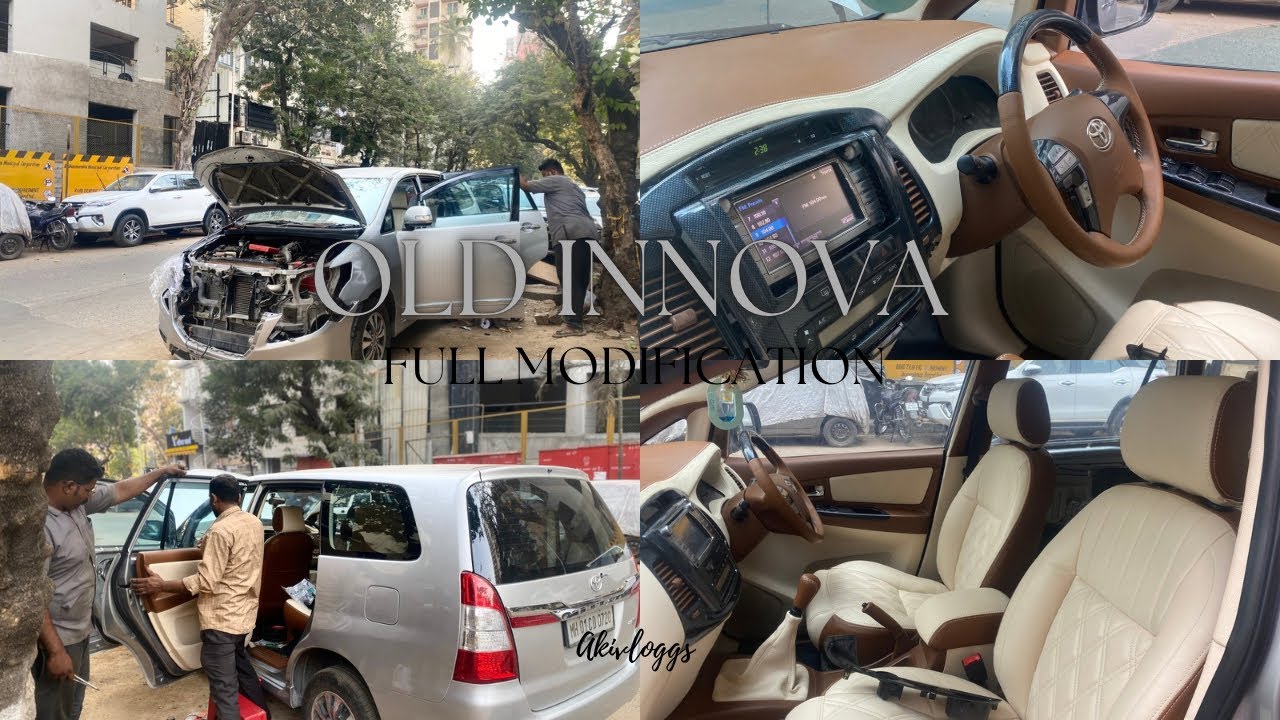 OLD INNOVA CAR FULL MODIFICATION #automobile - YouTube