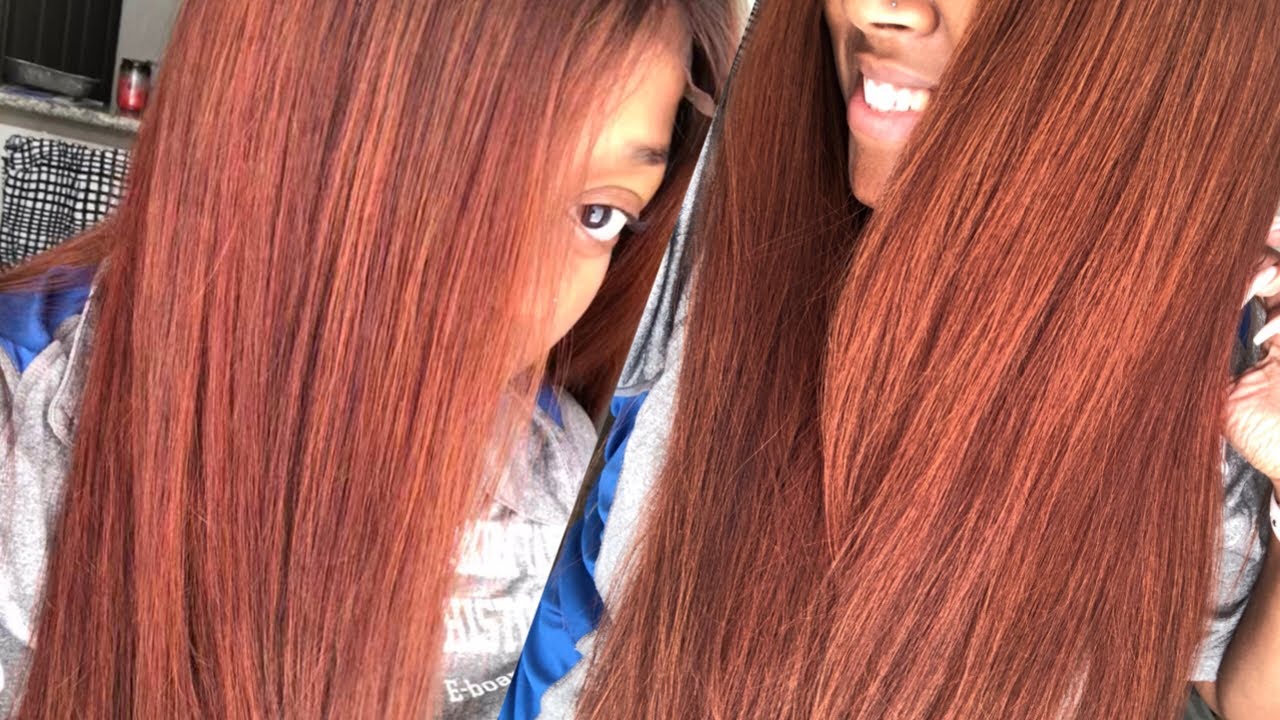 DIY Brown Copper Hair | Black to Copper Hair | KiraaQuintrel - YouTube