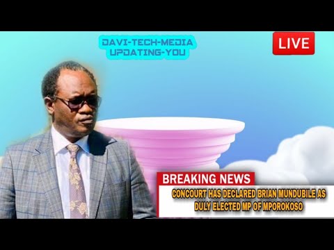 Brian Mundubile Praises Concourt For confirmation him being Elected As ...