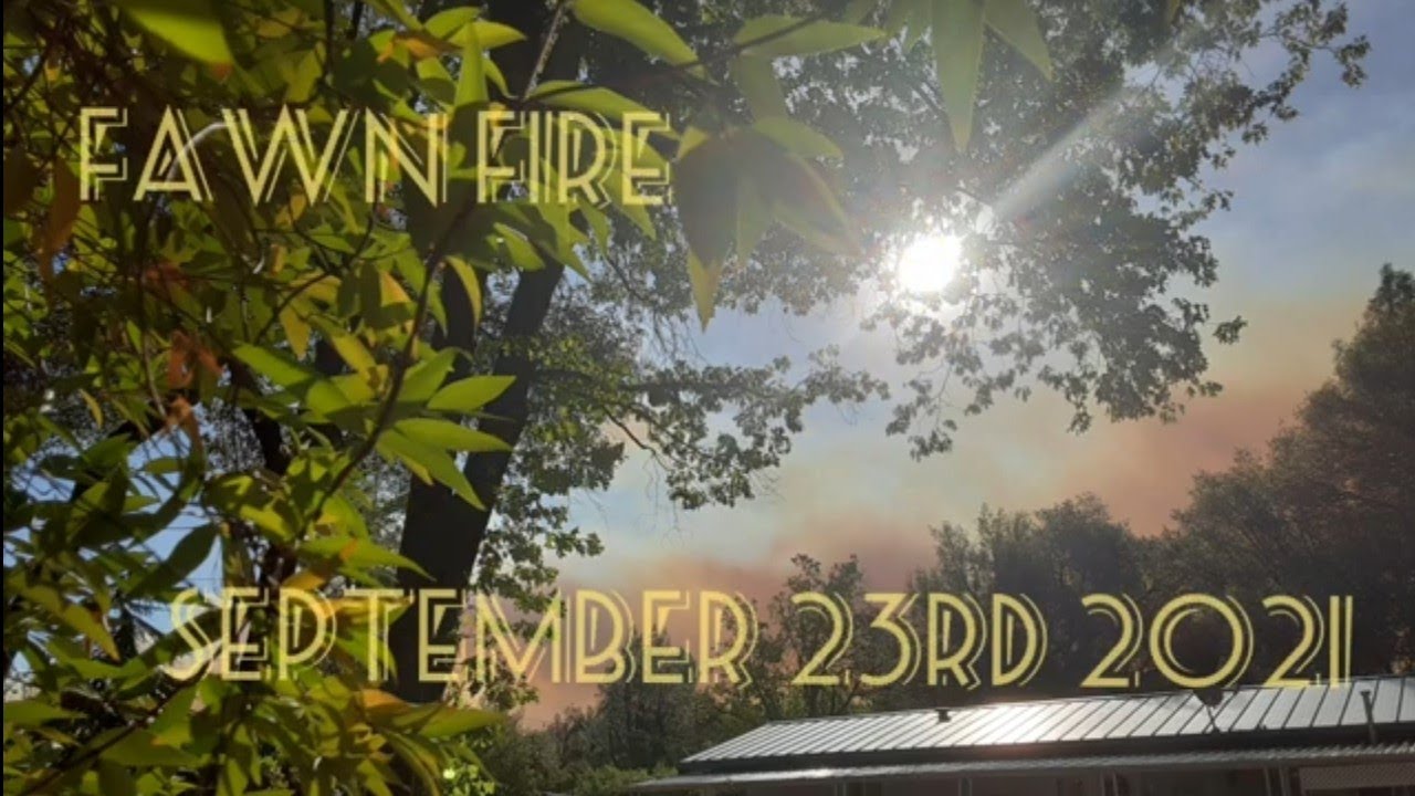 Fawn Fire, Shasta Lake California (TIME-LAPSED) - YouTube