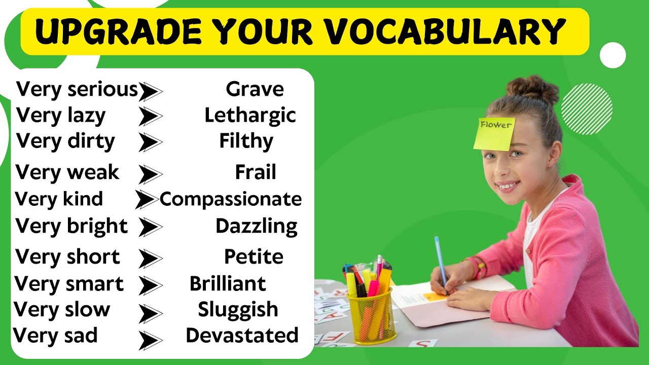 💥 Upgrade Your Vocabulary with these alternatives #ImproveVocabulary # ...