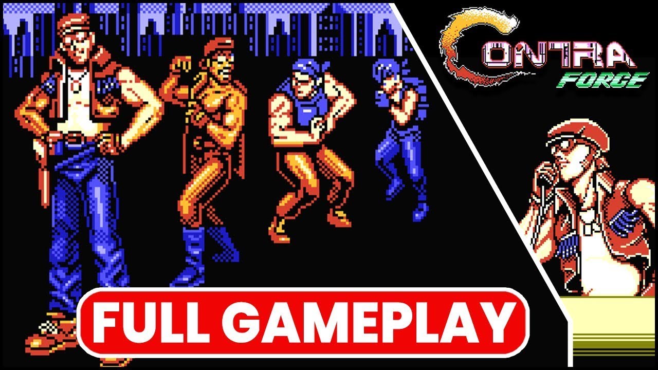 Contra Force 1992 | Complete Playthrough | NES Retro Gameplay - YouTube