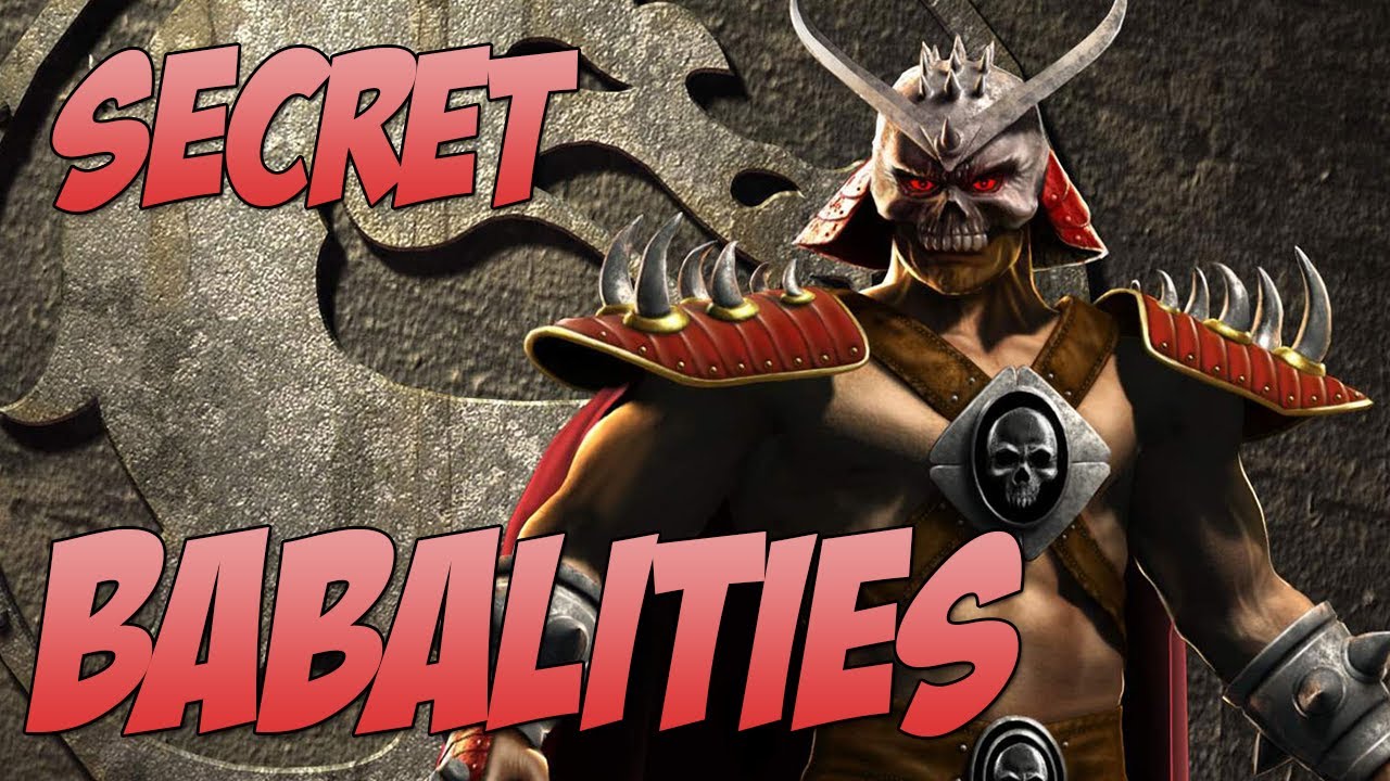 Mortal Kombat 9 - Secret babalities, Kintaro, Goro and Shao Kahn - YouTube