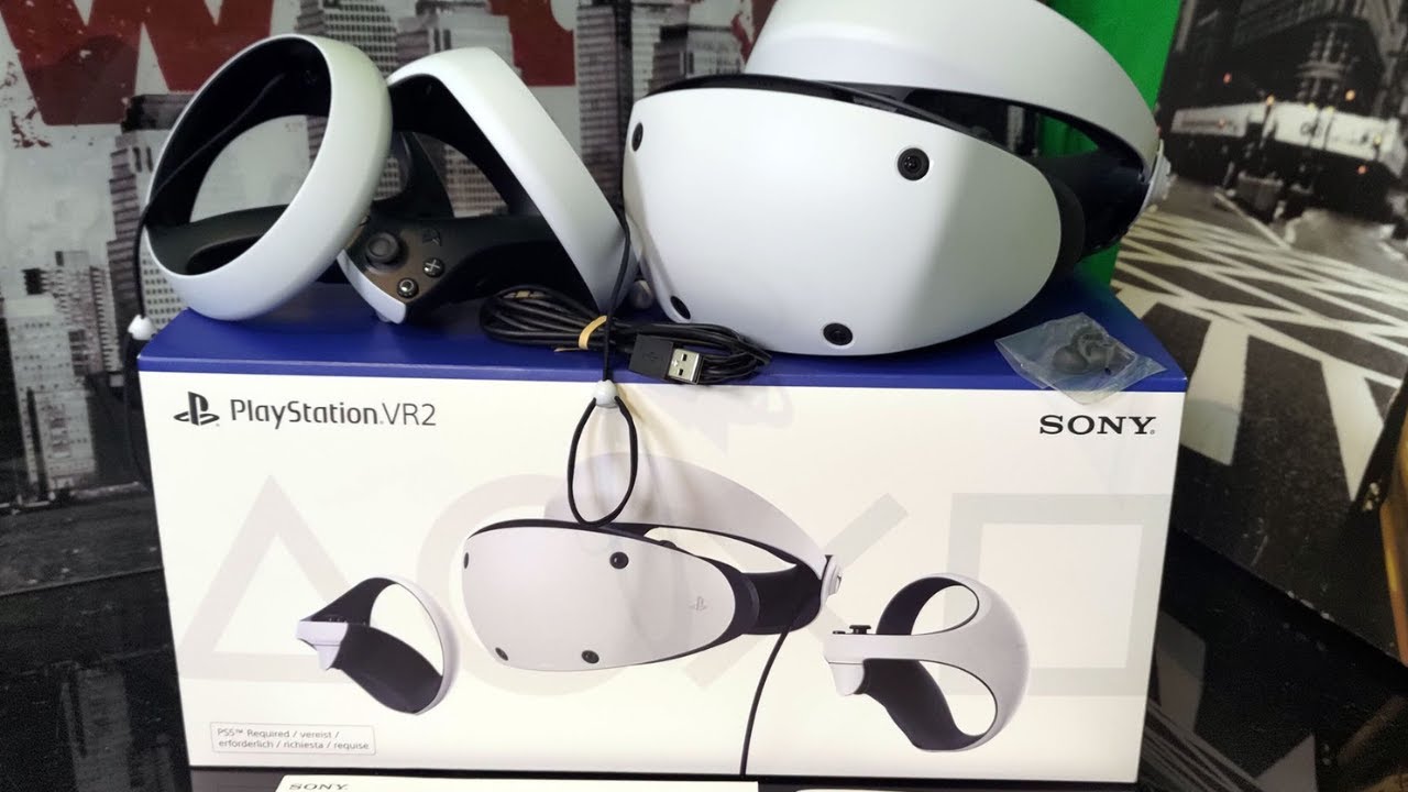 THE FIRST PSVR2 HANDS ON UNBOXING | PLAYSTATION 5 / PS5 VR HEAD SET ...