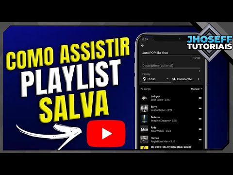 COMO ASSISTIR PLAYLIST SALVA NO YOUTUBE - Atualizado!