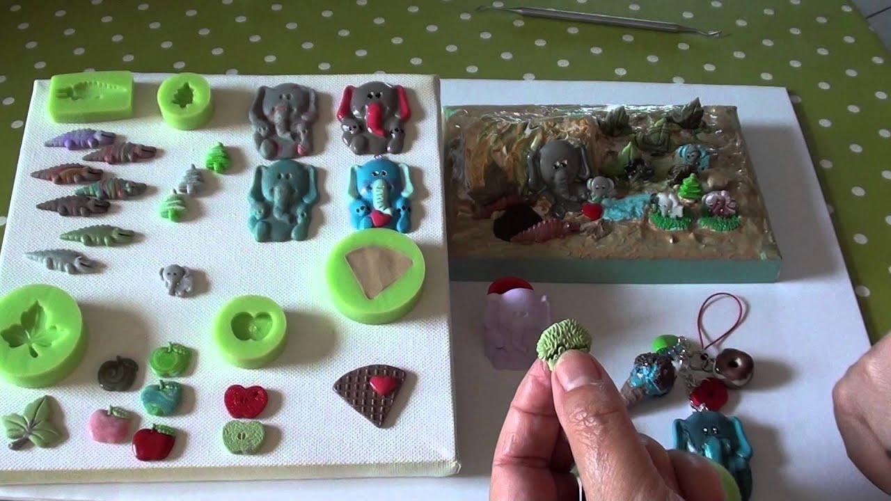 12) Diy Tuto Fimo Anleitung Mold , ÜP für Sabrina, Deko Idee Polymer ...