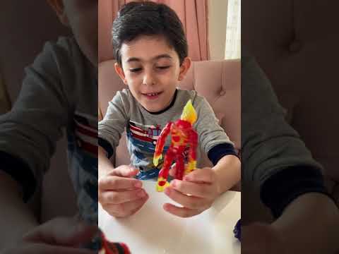 BEN10 VE OYUNCAKLARINI TANITIYORUM.OMNİTRİX ,ELMAS KAFA,DÖRT KOL EĞLENCELİ OLDU