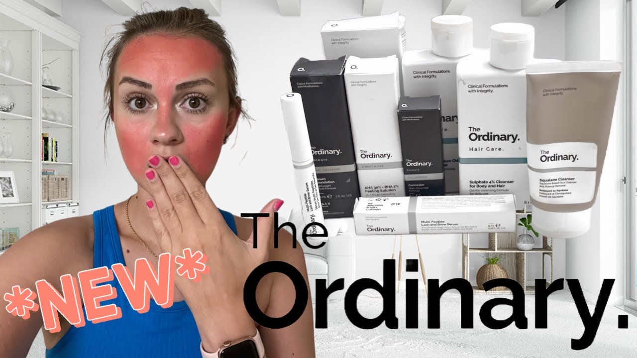 Trying NEW products from *THE ORDINARY* - YouTube