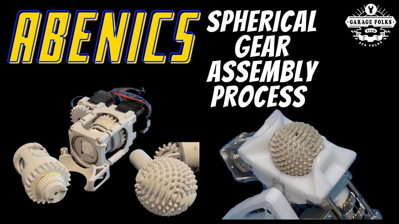 ABENICS | Spherical gear assembly process#robotics #abenics #mechanism ...
