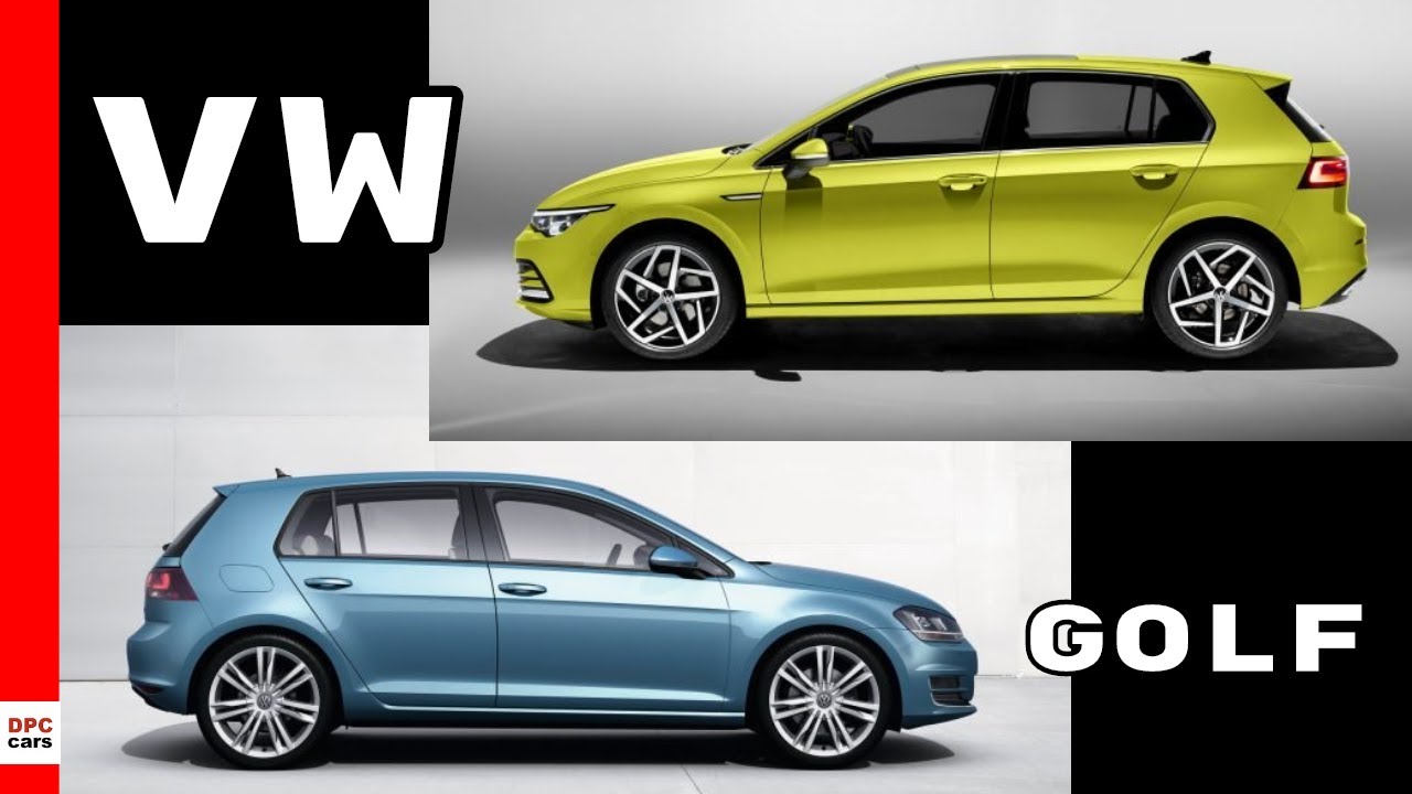 2020 VW Golf MK8 vs MK7 Design - Volkswagen - YouTube