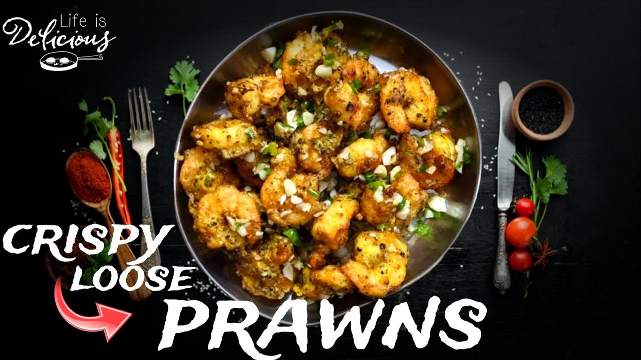 Crispy loose Prawns 🍤|| prawns fry... #cooking #yummy #foodie # ...