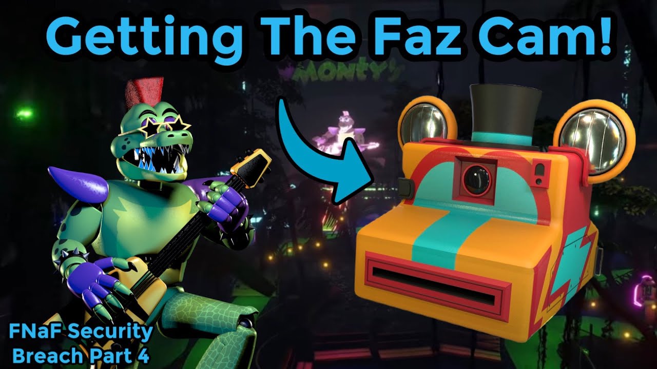 I got the Faz Cam! (Fnaf Security Breach Part 4) - YouTube
