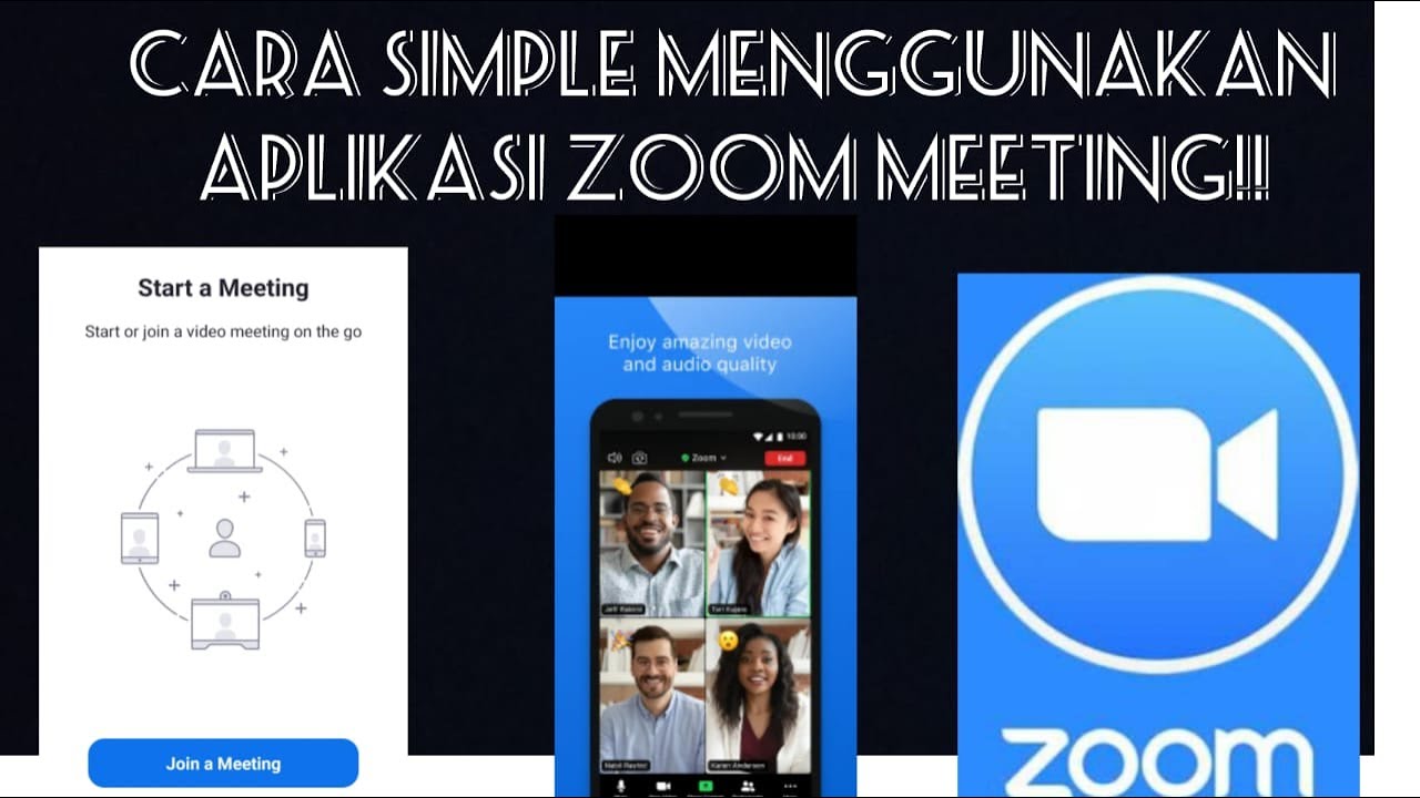 cara menggunakan zoom di HP 2021 - YouTube