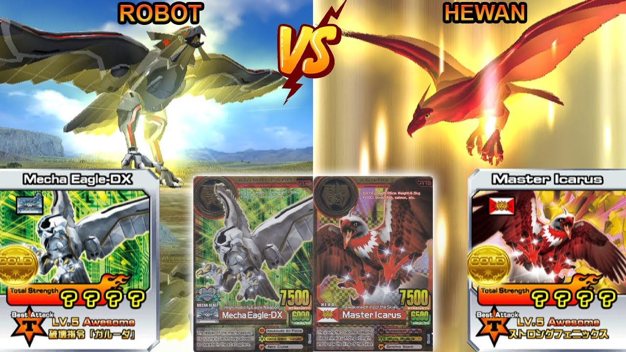 PERTARUNGAN ROBOT VS HEWAN MECHA EAGLE DX VS MASTER ICARUS !!! - ANIMAL ...