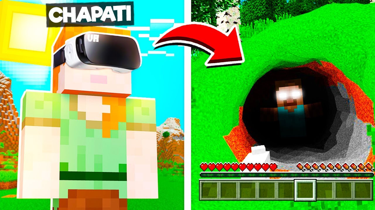 VR IN MINECRAFT - YouTube