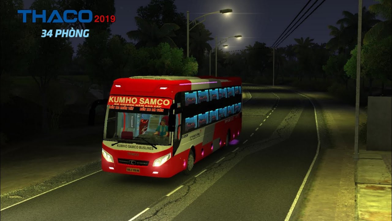BUSSID - Chia sẻ skin Kumho Samco Hà Tiên Miền Tây cho mod xe Thaco ...