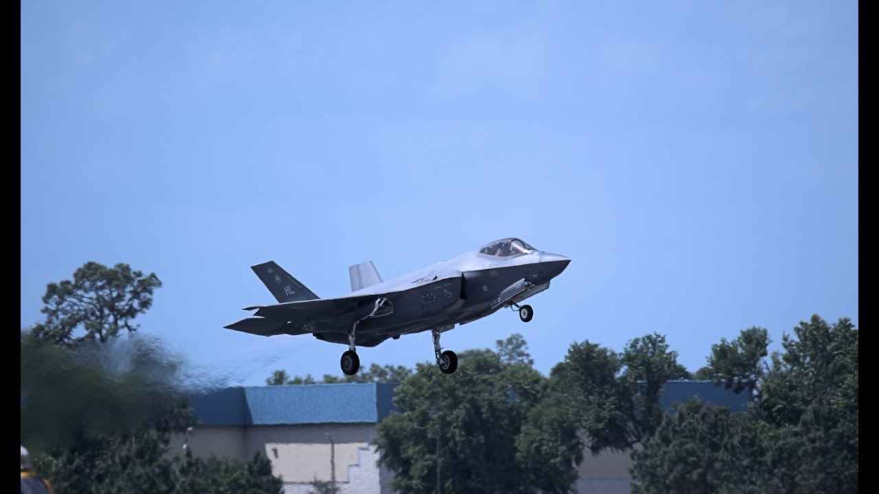 Epic Lockheed Martin F-35 A Demo at Sun 'n Fun 2025 - YouTube