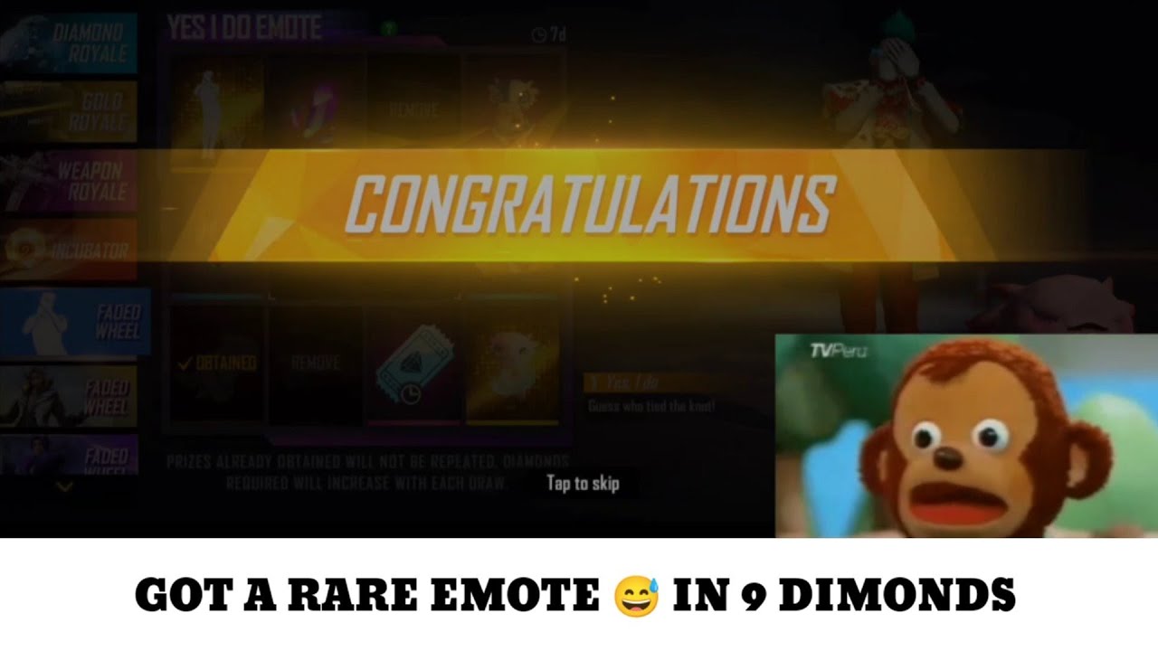 I GOT MARRY ME EMOTE 😅 | FREE FIRE YES I DO EMOTE FADED WHEEL EVENT ...