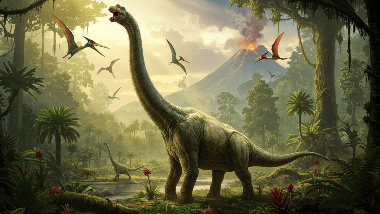 🦕 Brachiosaurus Surprise: Tree-Level Giants 🌳 Revealed | Fun Animals ...
