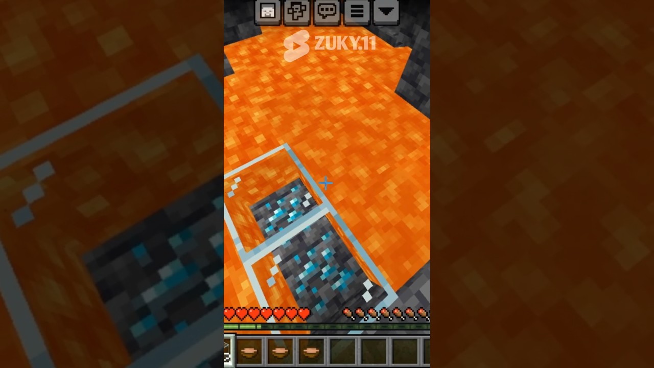 Cara melihat diamond di bawah lava - YouTube