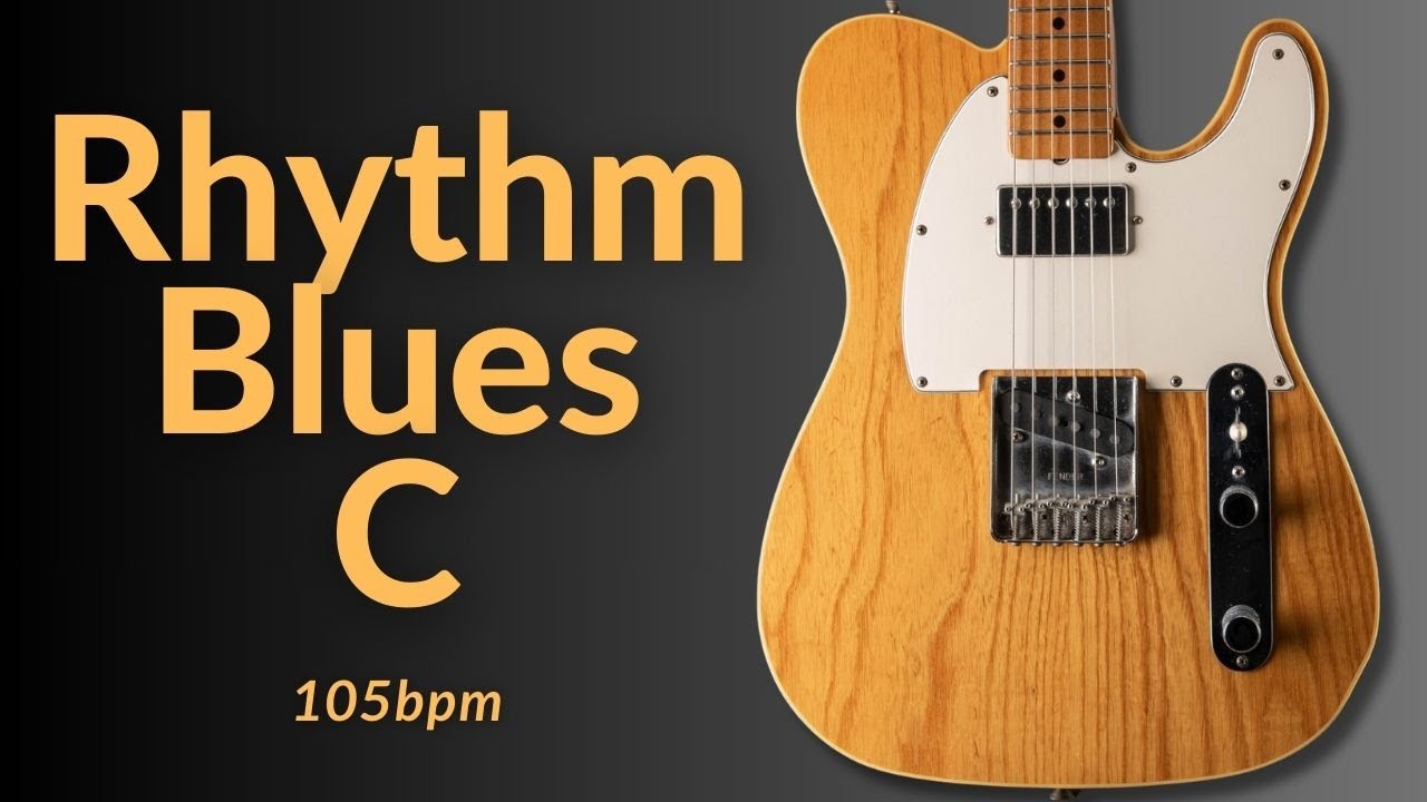 Upbeat Rhythm Blues Guitar Backing Track in C l Jam Session Essentials ...