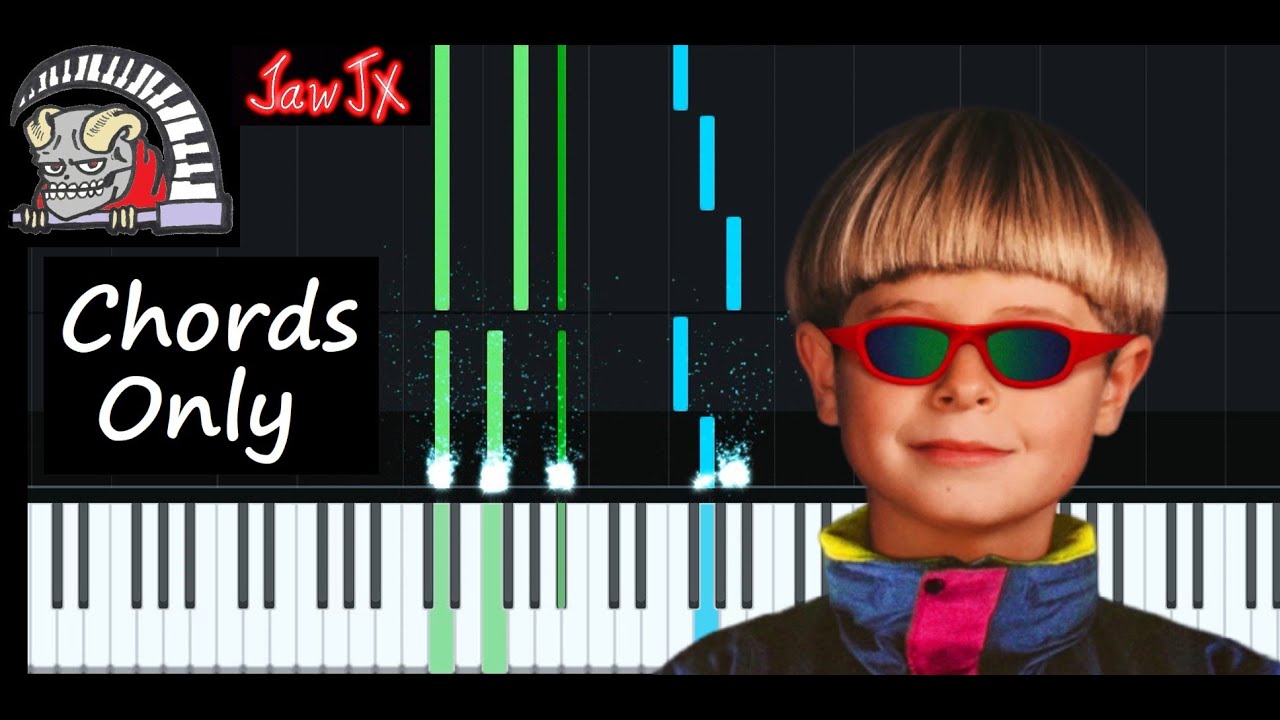 Oliver Tree - " Alien Boy " Chords Only Piano Midi Synthesia How To ...