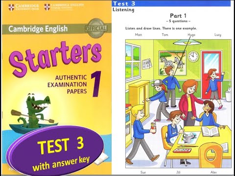 STARTER AUTHENTIC 1 TEST 3 WITH ANSWER KEY - YouTube