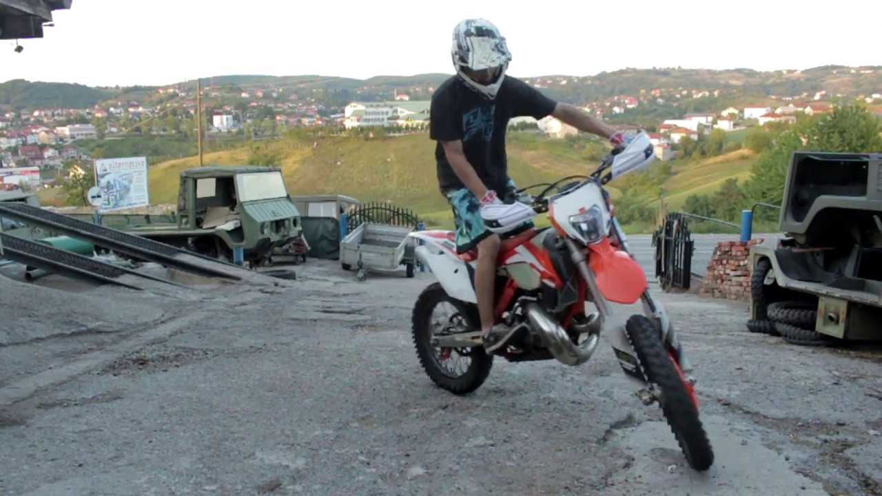 Balance Skills Training KTM EXC 250 - YouTube
