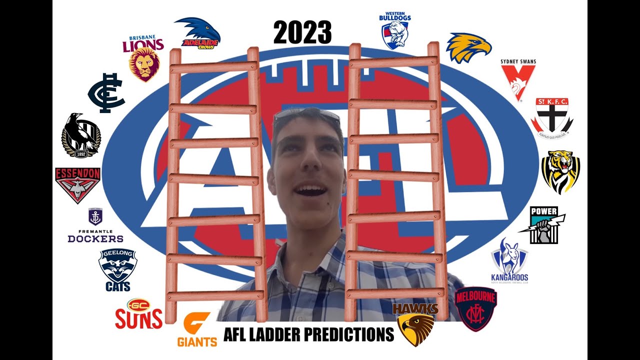 AFL 2023 LADDER PREDICTIONS!!! - YouTube