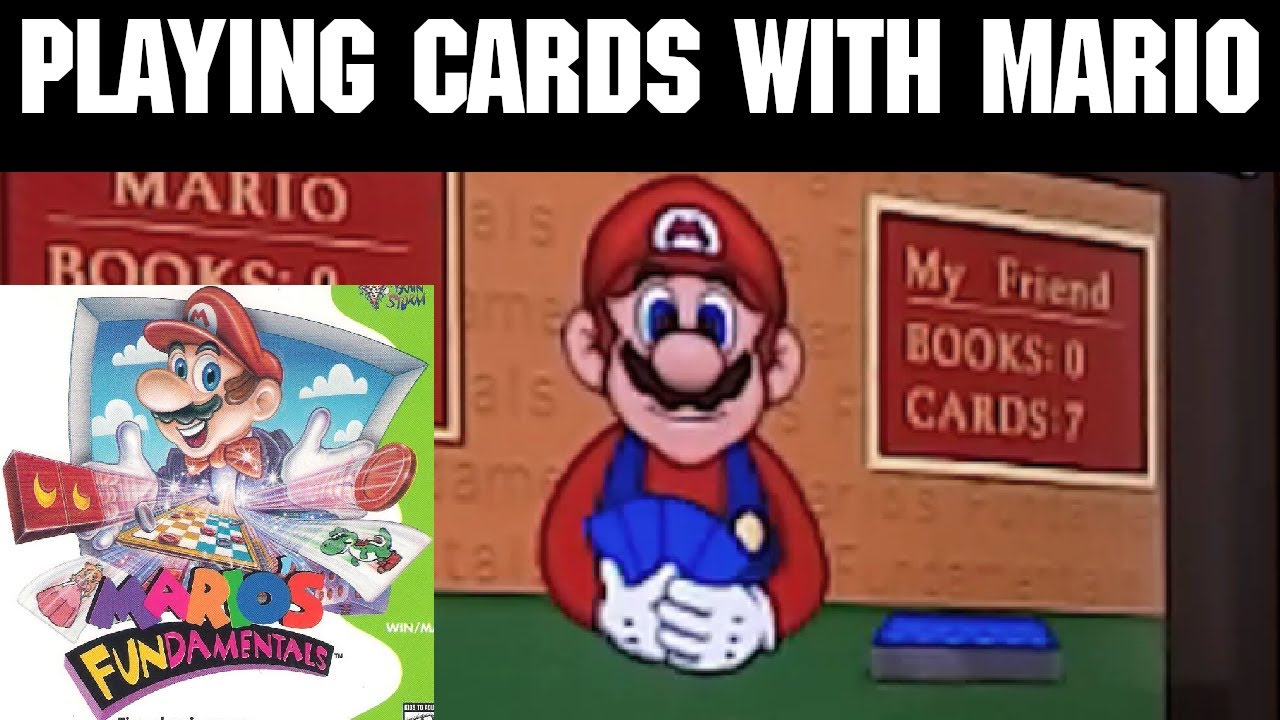 Mario, Go Fish! Gameplay, 90s Edutainment - YouTube