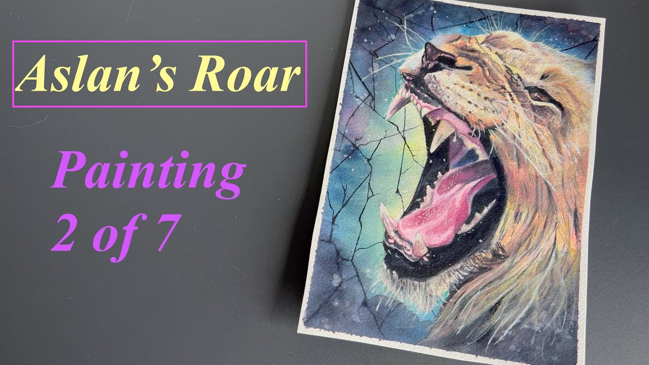 Aslan's Roar. The Lion the Witch and the Wardrobe. Painting and Book ...