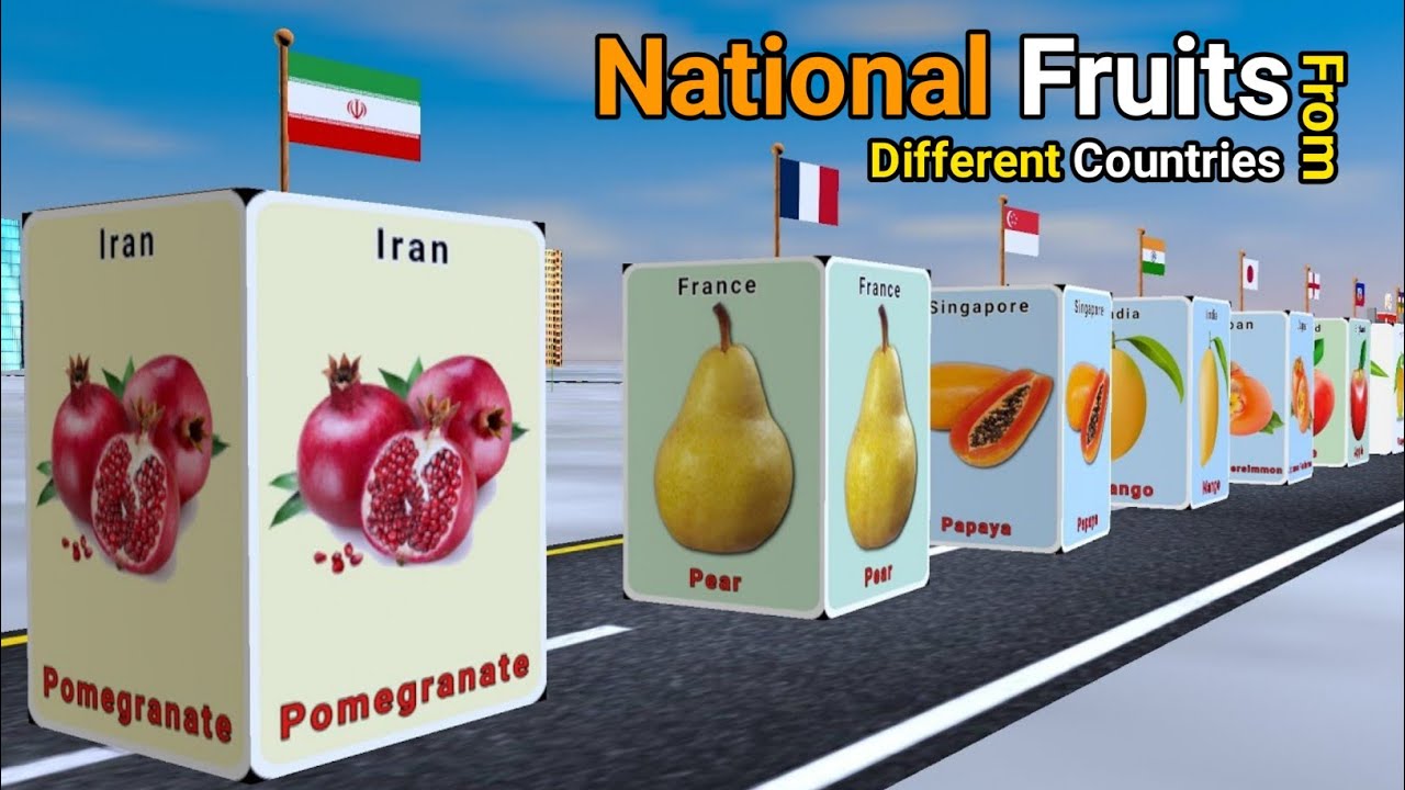 National fruits from different countries - YouTube