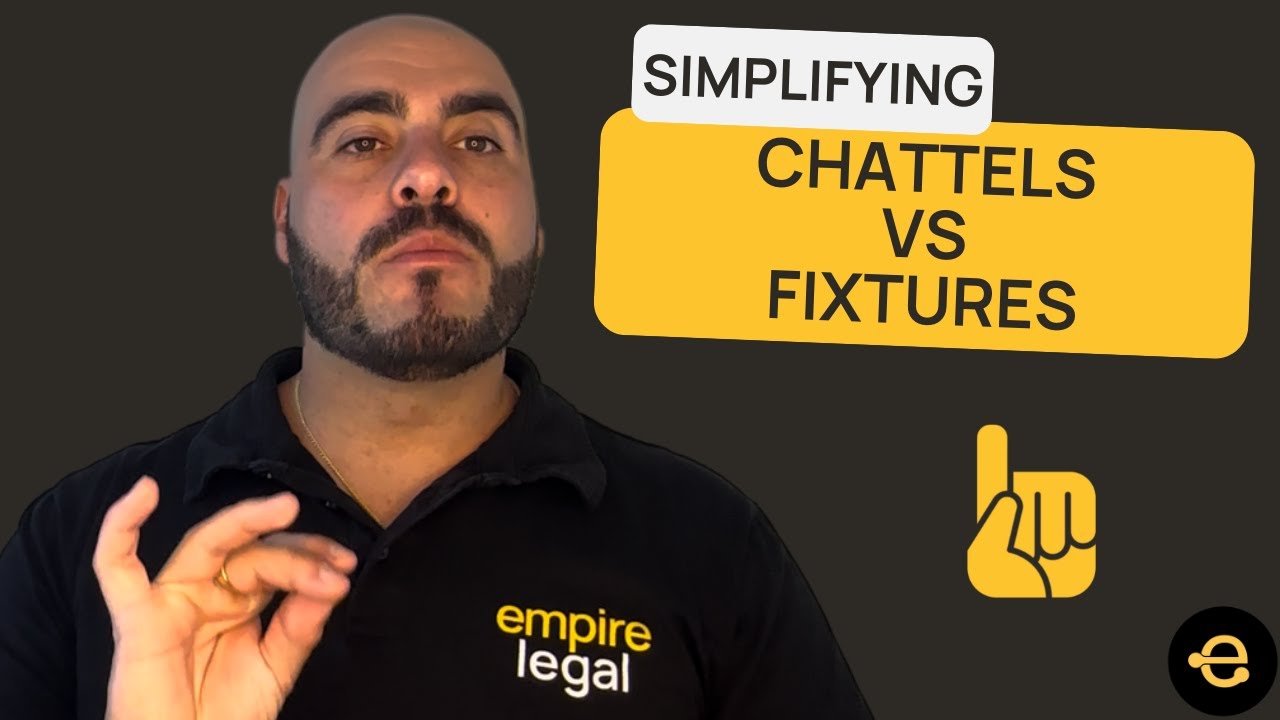 What are Chattels v Fixtures? SIMPLIFIED for Queensland property - YouTube