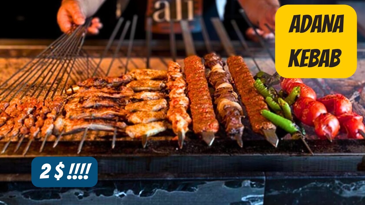 ADANA KEBAB tour in Istanbul | kebab recipe - YouTube