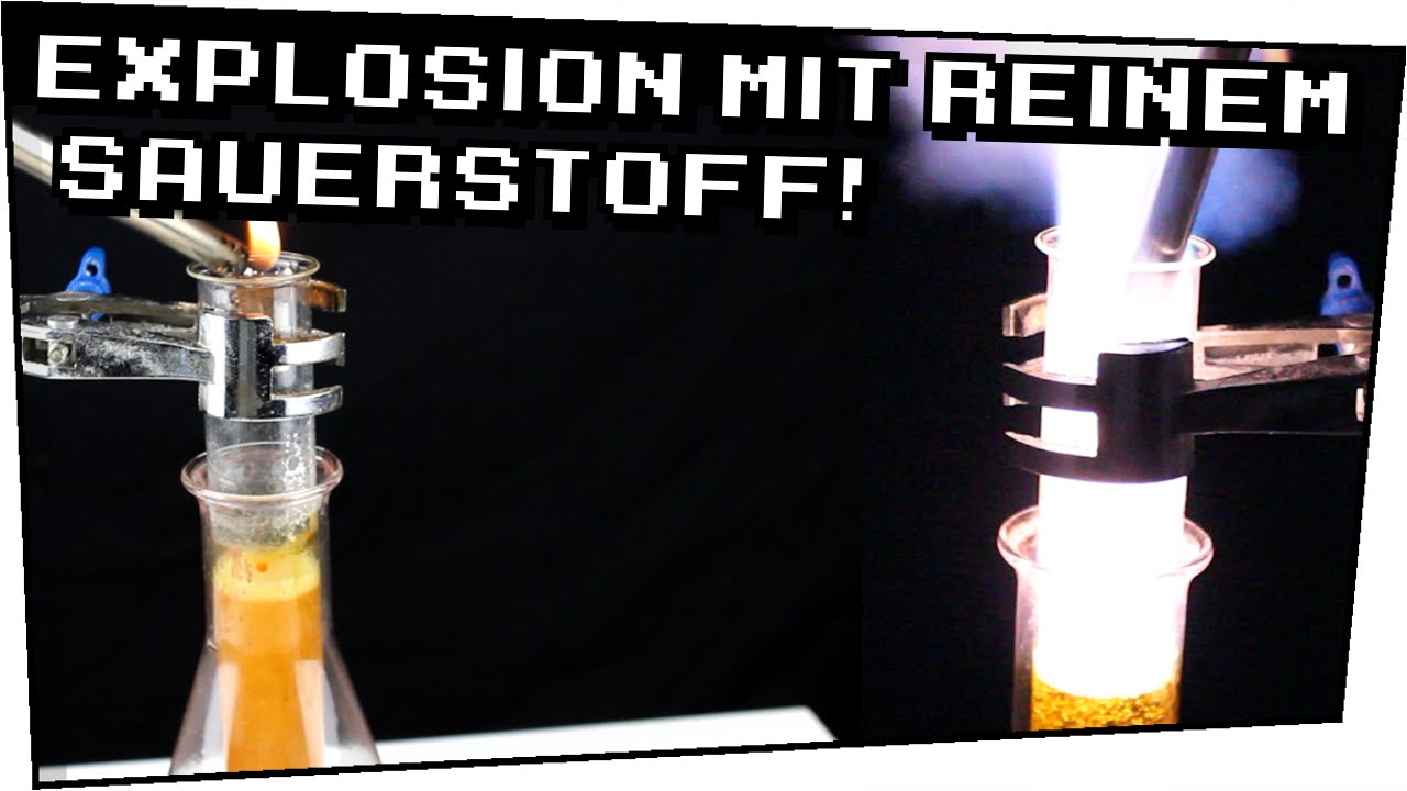 Selbstzündende Explosionen? Knallglas Experiment (Ethanol + reiner ...