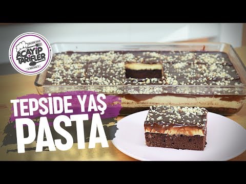 TEPSİDE YAŞ PASTA | HER KATI AYRI BİR LEZZET | ACAYİP TARİFLER