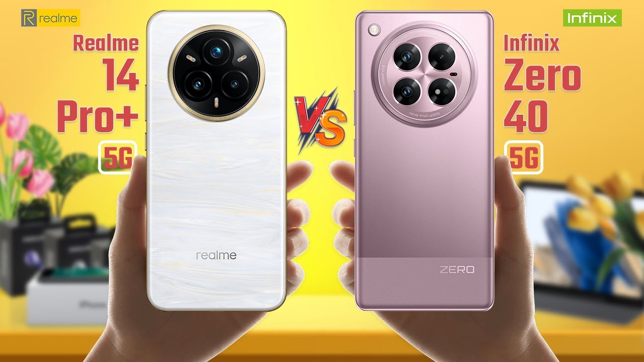 Realme 14 Pro Plus Vs Infinix Zero 40 5G | Full Comparison 🔥 Which One ...