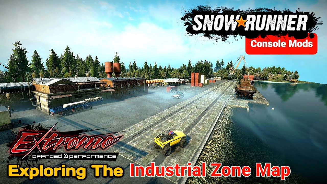 Exploring The Industrial Zone Map In Snowrunner Phase 7 Update - YouTube
