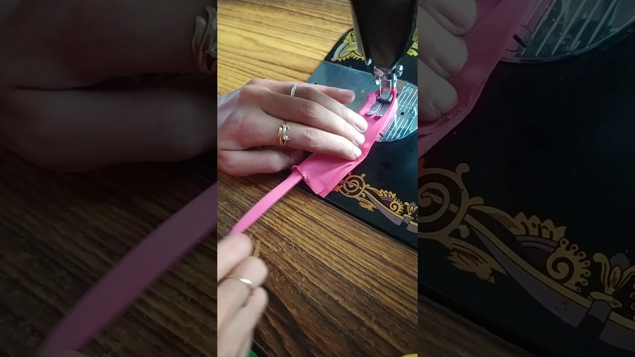 fabric rope making for dresses/🤩 tips and easy trick 🤩#rope #sewing # ...