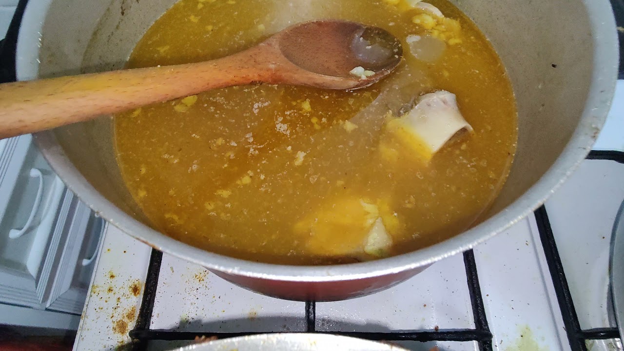 Steps to make Gaye K Paye (Cow Feet) 8 - YouTube