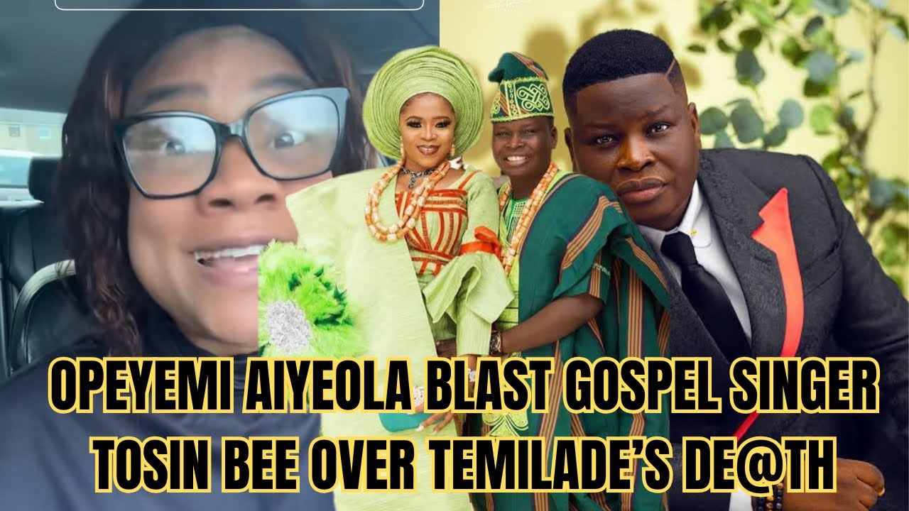 TOSIN YOU ARE A FØ0L😭 OPEYEMI AIYEOLA BLAST GOSPEL SINGER TOSIN BEE ...