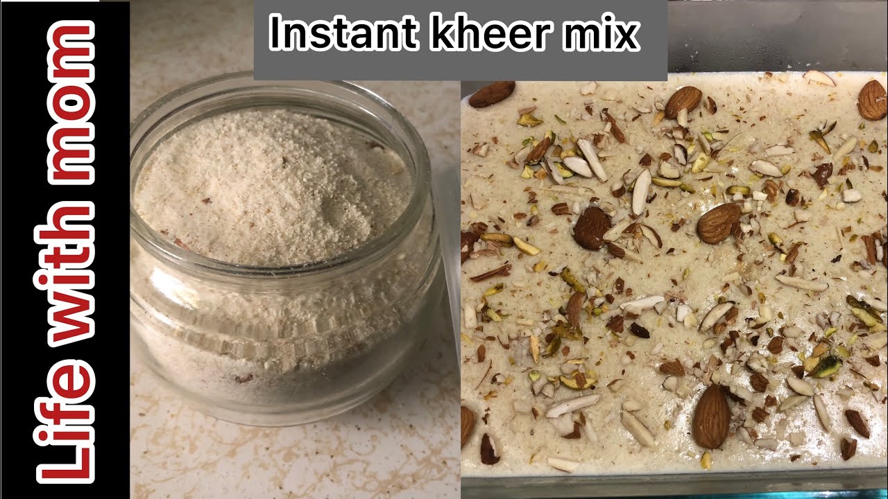 Homemade Instant Kheer Mix Recipe||Life With Mom - YouTube