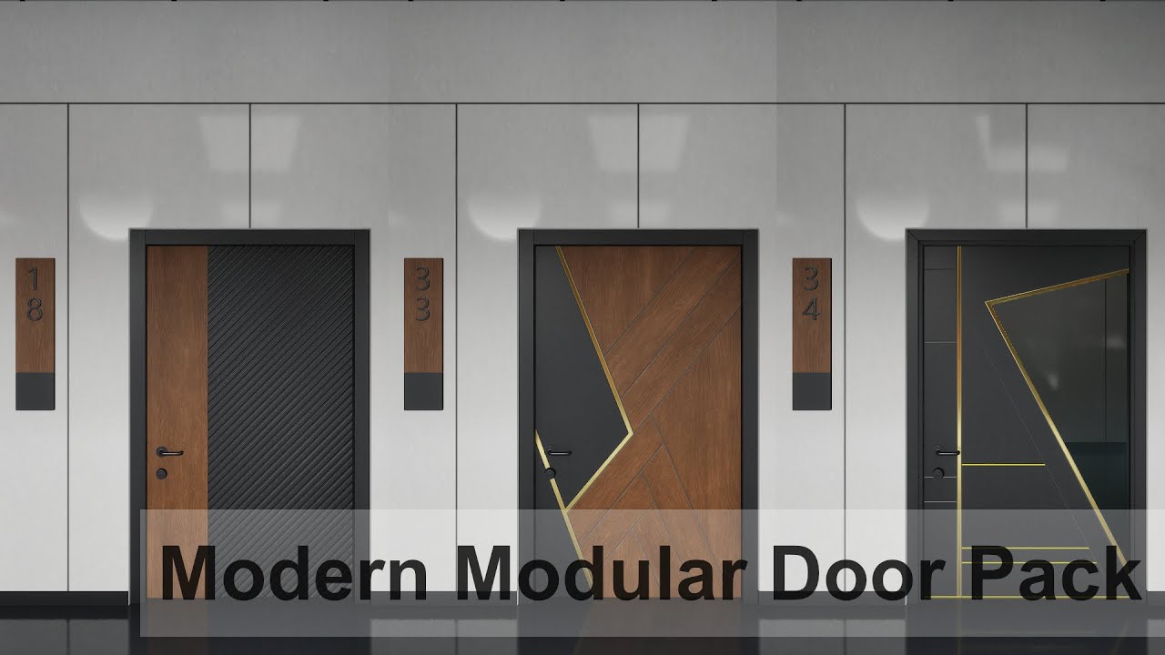 Modern Modular Door Pack - Unreal Engine 5 - YouTube