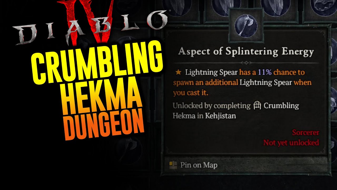 Crumbling Hekma | Diablo 4 Dungeon - YouTube