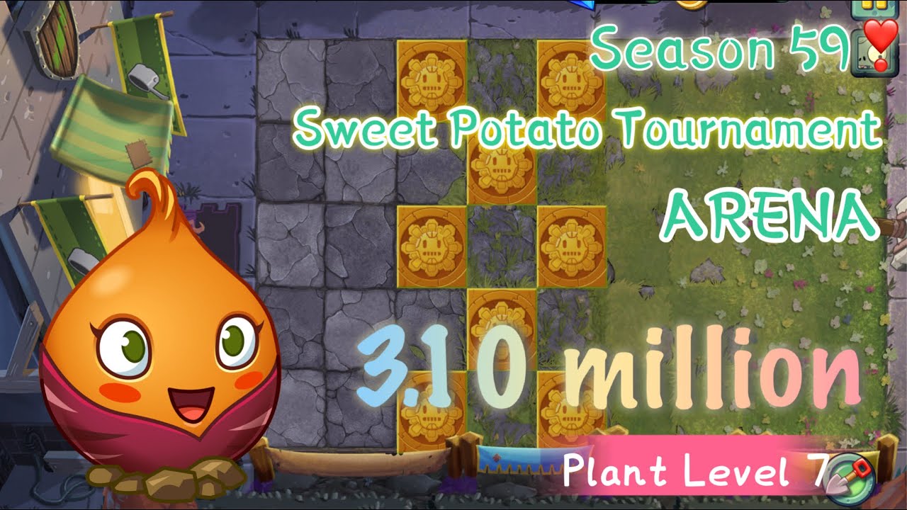 Plant vs Zombies 2 | ARENA | Sweet Potato Tournament | 3.10 million ...