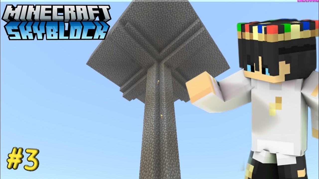 Making a giant mob grinder in Minecraft skyblock with structures S2 (EP 3) - YouTube