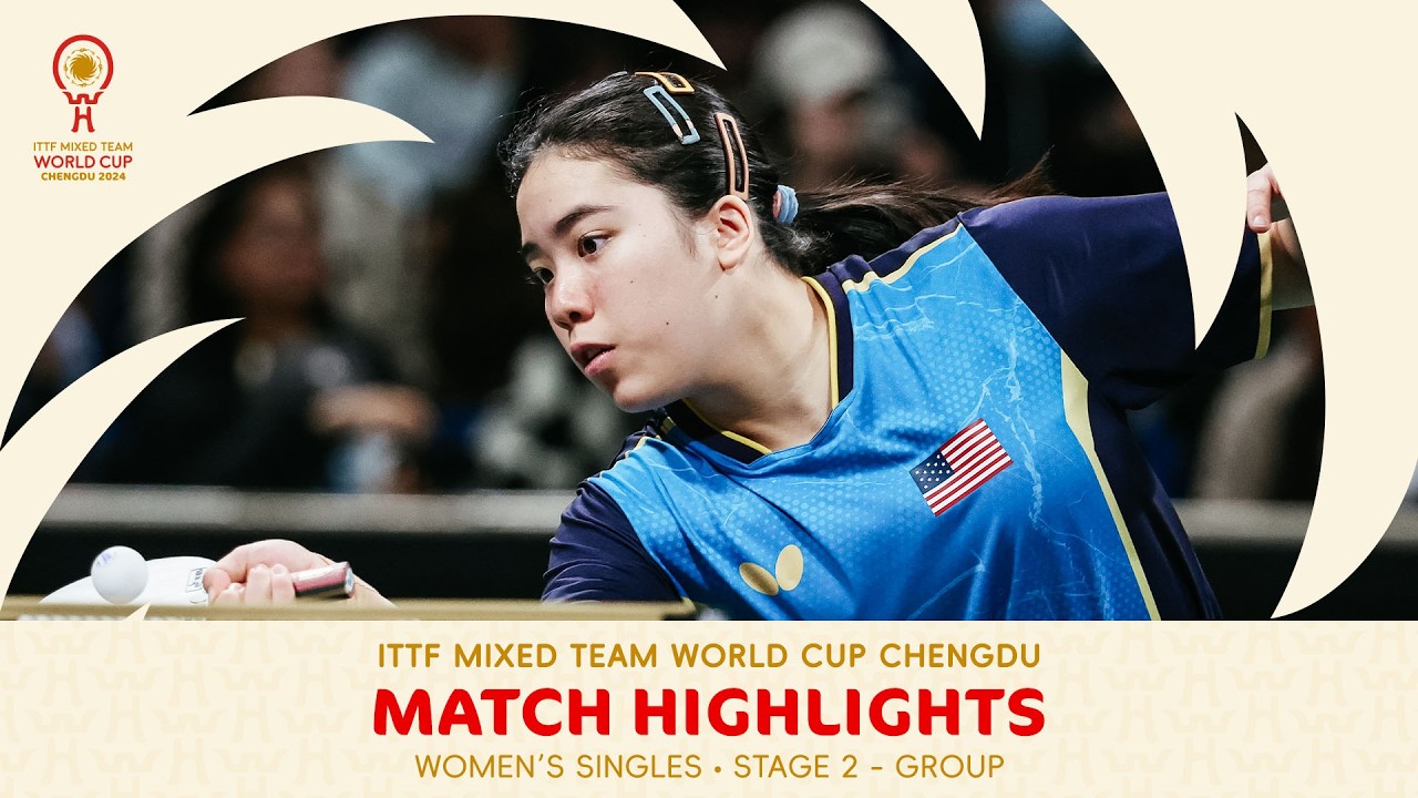 Sally Moyland vs Ng Wing Lam | HKG vs USA WS | Stage 2 | #ITTFWorldCup ...